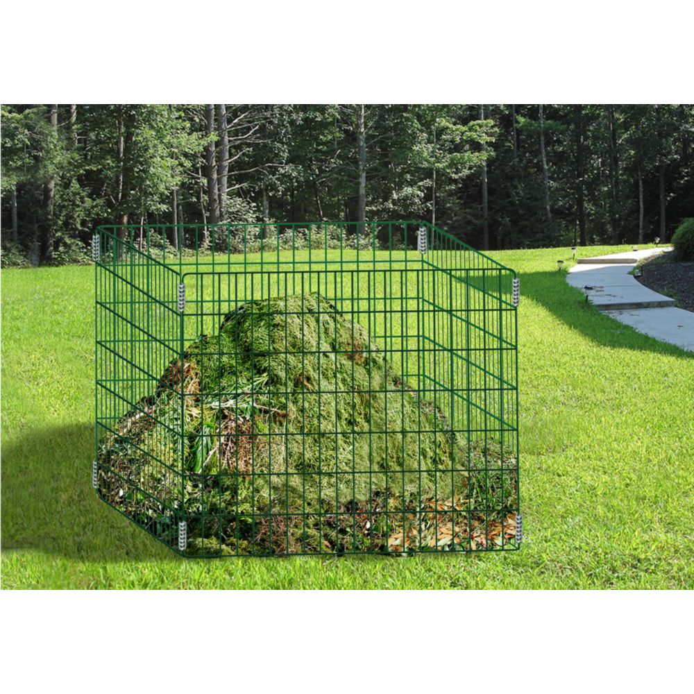 Komposter, Stahlgitter pulverbeschichtet